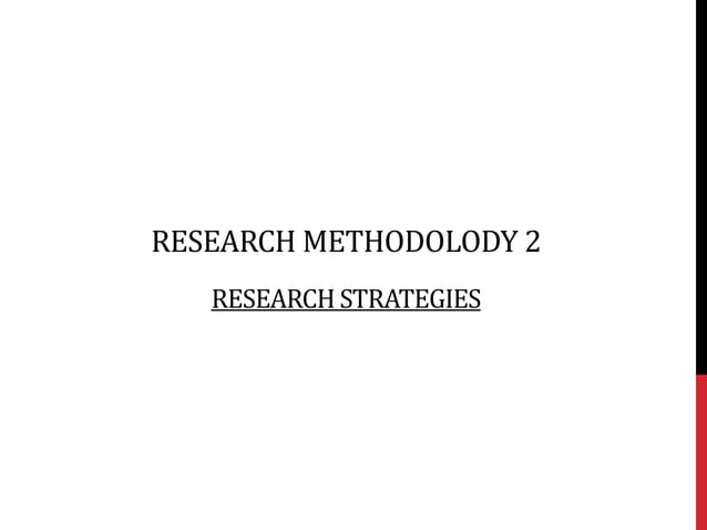 Research methodology | PPTX