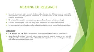 Research methodology | PPTX