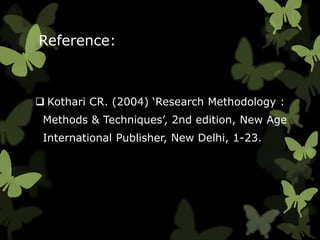Research methodology | PPTX