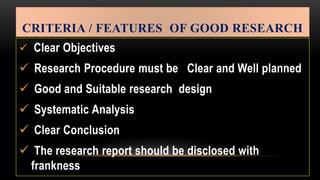 Research methodology | PPTX