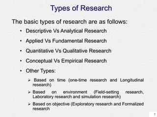 Research methodology | PDF