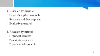 Research methodology | PPTX