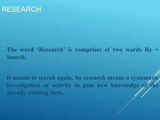 Research Methodology | PPTX
