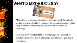 Research methodology | PPTX | Science