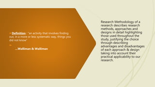 Research methodology | PPTX