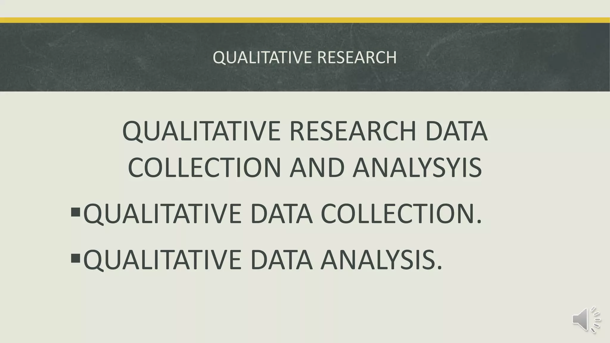 Qualitative Research Methods | PPTX | Science