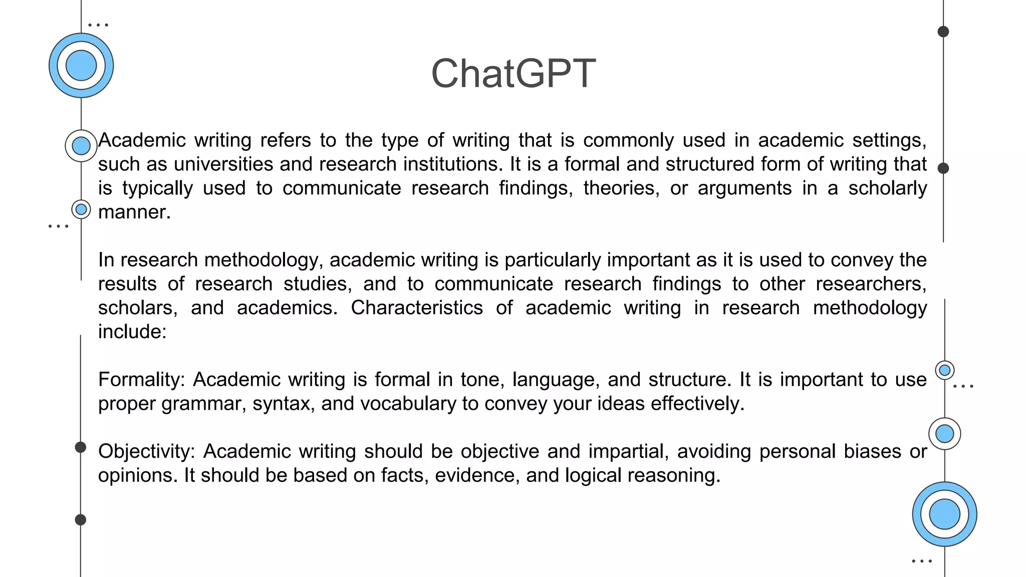 Research Methodology in Academic Writing and its Characteristics | PPTX
