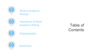 Research Methodology in Academic Writing and its Characteristics | PPT