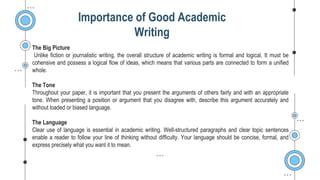 Research Methodology in Academic Writing and its Characteristics | PPT