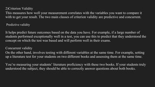 Reliability and Validity types and example.pptx