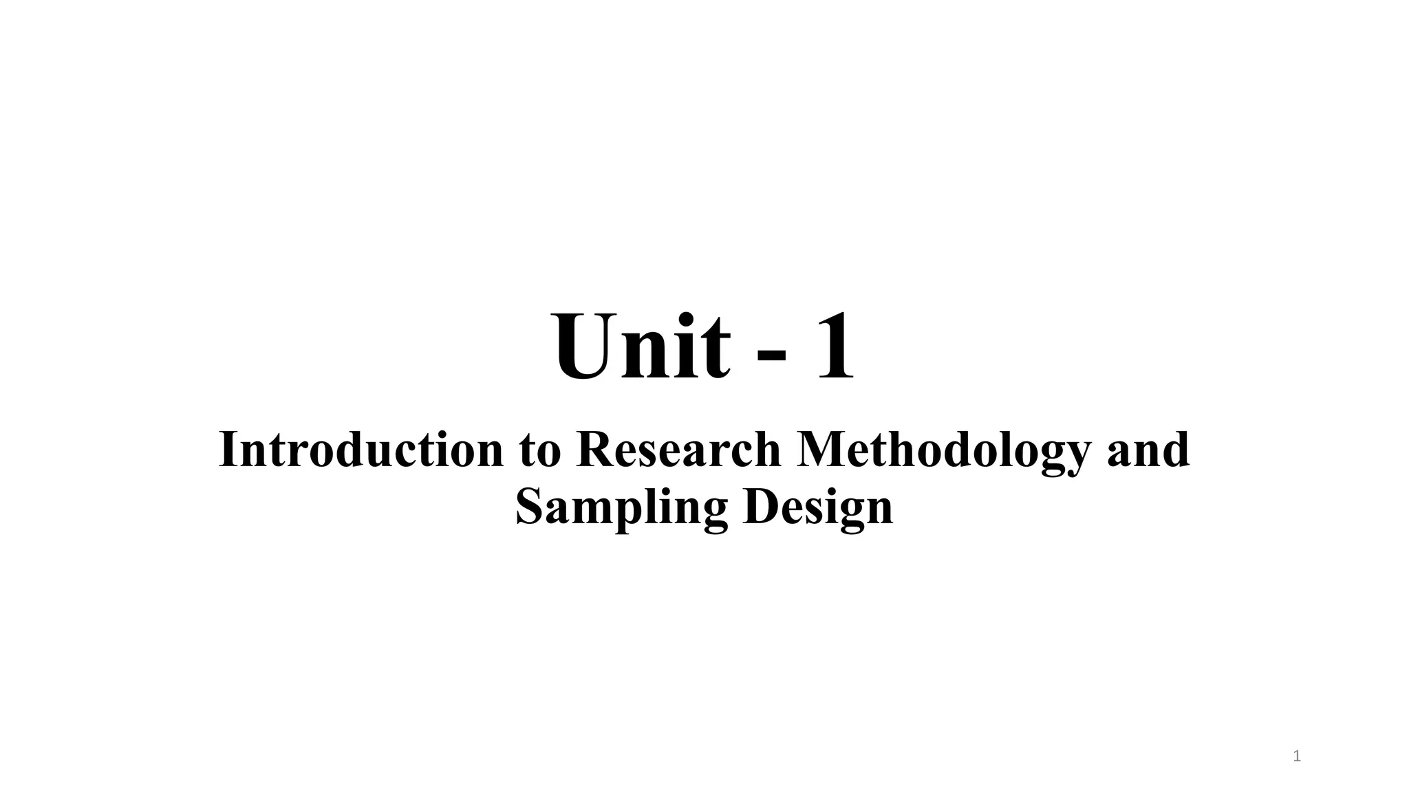 Research Methodology and Research Types discussion | PPT