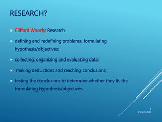 Introduction about research methodology explained in simple language. | PPT