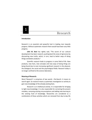 Research Methodology Book For New BS Student | PDF