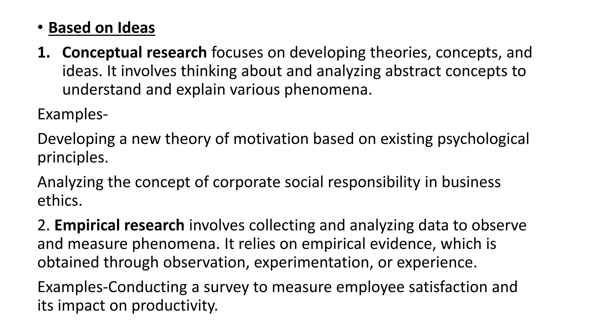 Research Methodology, Objectives, Types and Significance of Research | PPTX