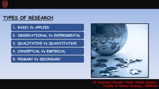 RESEARCH METHODOLOGY public health dentistry | PDF | Science