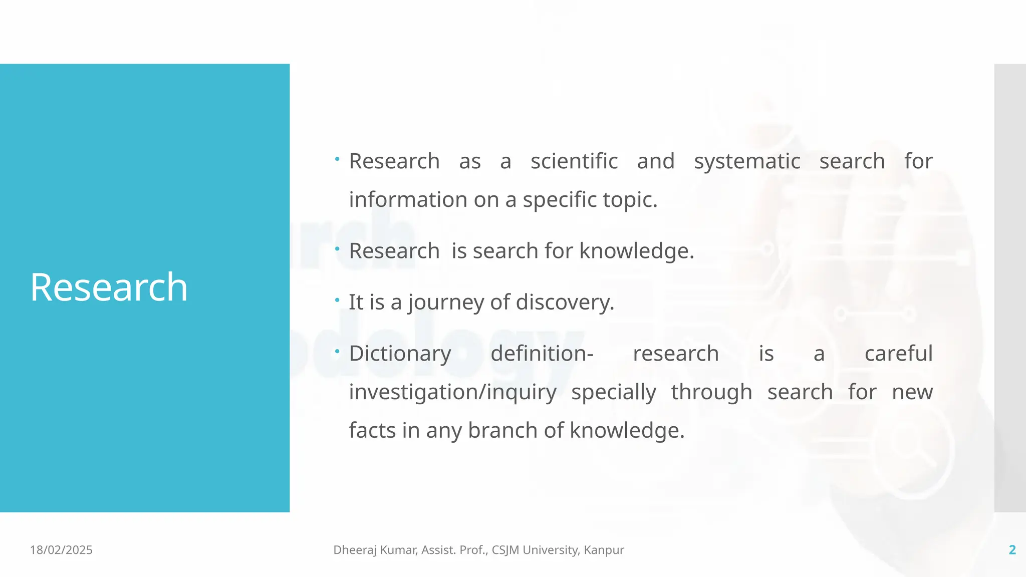 Basic of Research Methodology, Type of Research.pptx