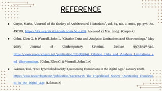 Hyperlinking Vs. Traditional Citation: The Future of Digital Referencing | PPT