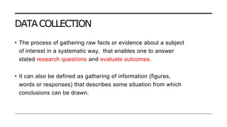 Research Methodology- Data Collection.pptx | Science