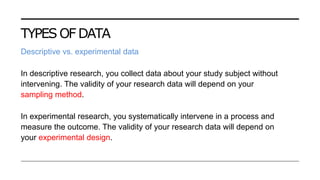Research Methodology- Data Collection.pptx | Science