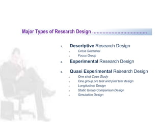 Research methodology design & sampling | PPT