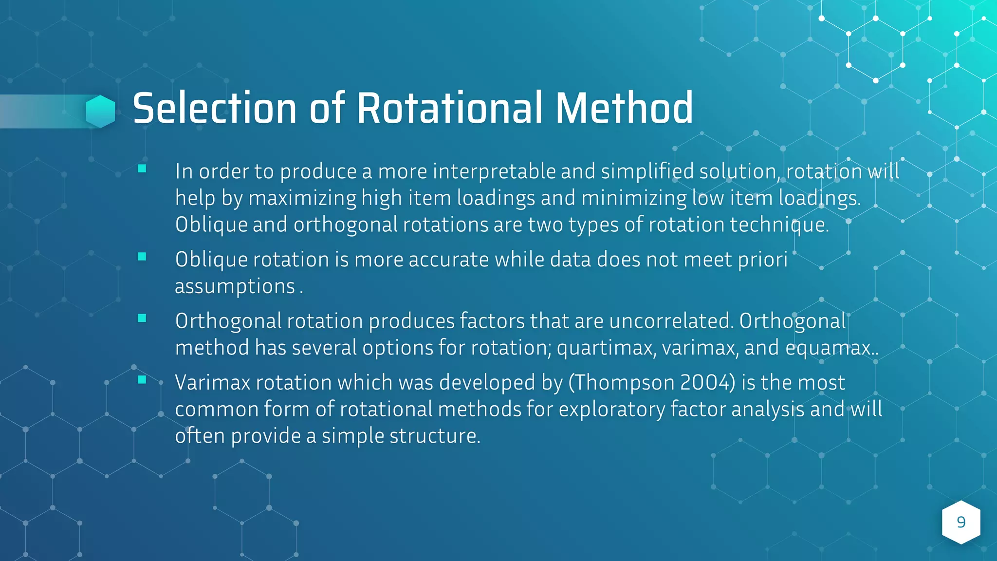 Exploratory Factor Analysis; Concepts and Theory | PDF