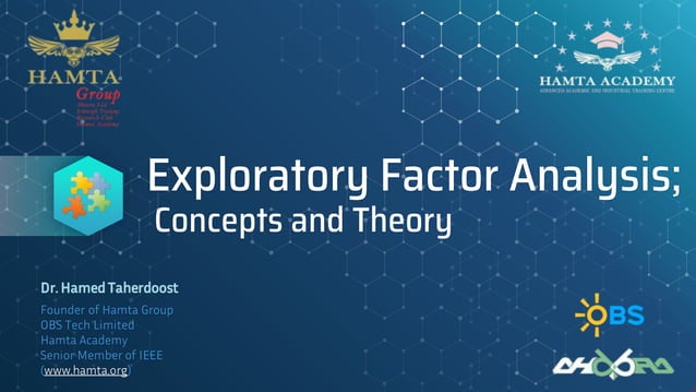 Exploratory Factor Analysis; Concepts and Theory | PPT