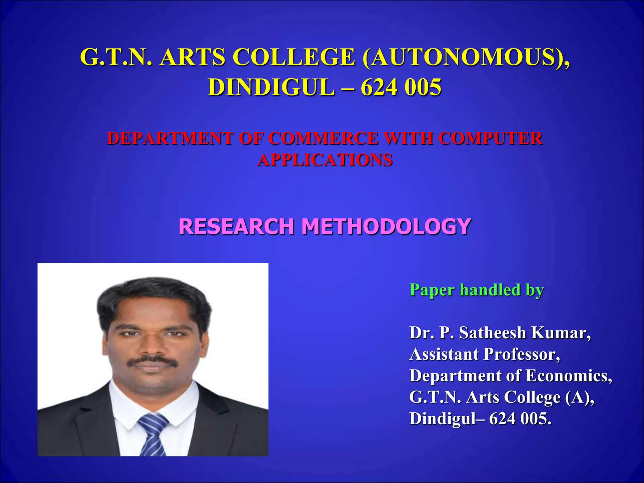 Research Methodology - Introduction and Concepts of Research ...
