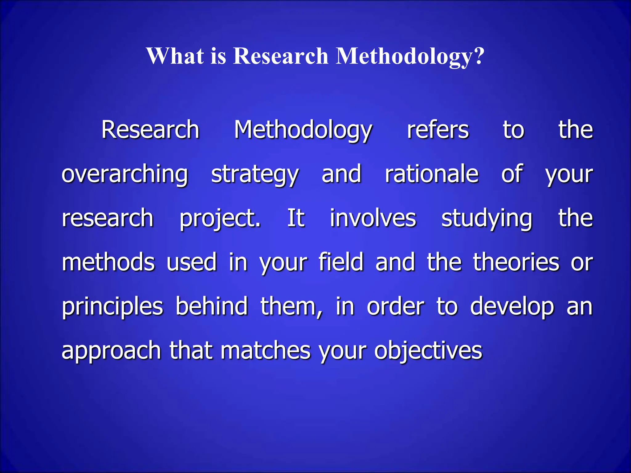 Research Methodology - Introduction and Concepts of Research ...