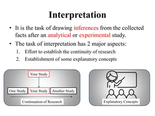 Research methodology interpretation | PPTX