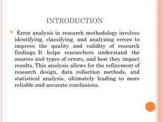 Research Methodology - module 2- error analysis & hypothesis.pptx