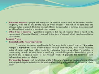 Research methodology part 1 | PPT