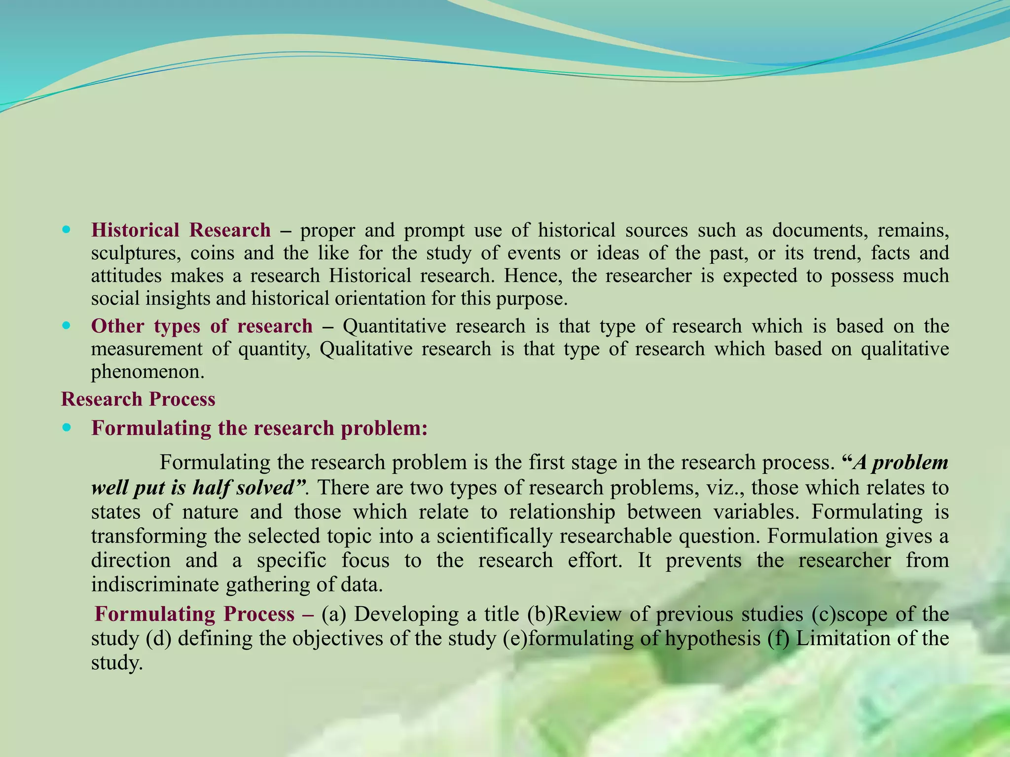 Research methodology part 1 | PPT