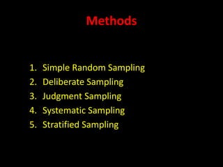 Research Methodology-Sample Design | PPTX