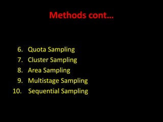 Research Methodology-Sample Design | PPTX