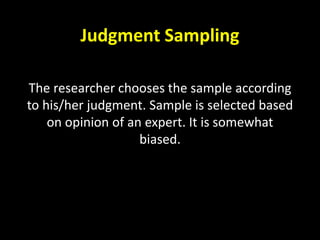 Research Methodology-Sample Design | PPTX