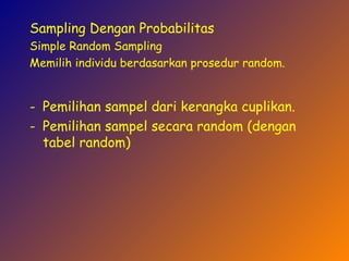 Research methodology sampling | PPT