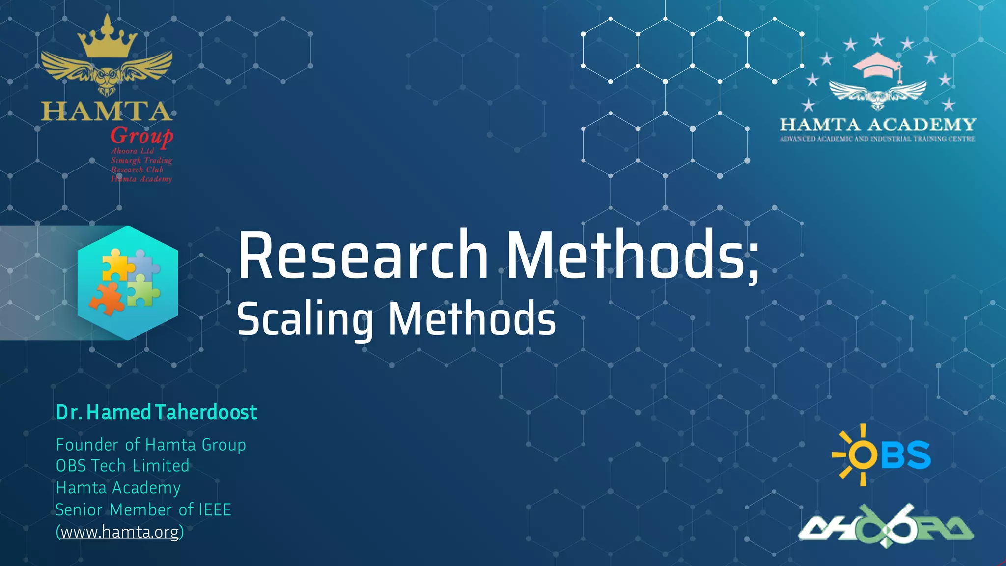 Research methodology; Scaling Methods - What Is the Best Response Scale for Survey and ...