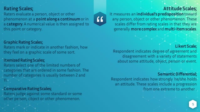 Research methodology; Scaling Methods - What Is the Best Response Scale ...