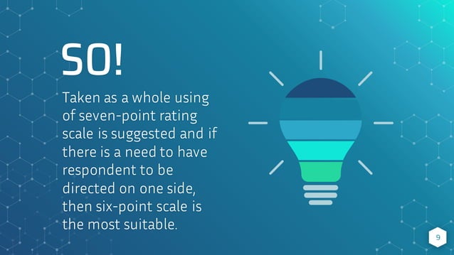 Research methodology; Scaling Methods - What Is the Best Response Scale ...