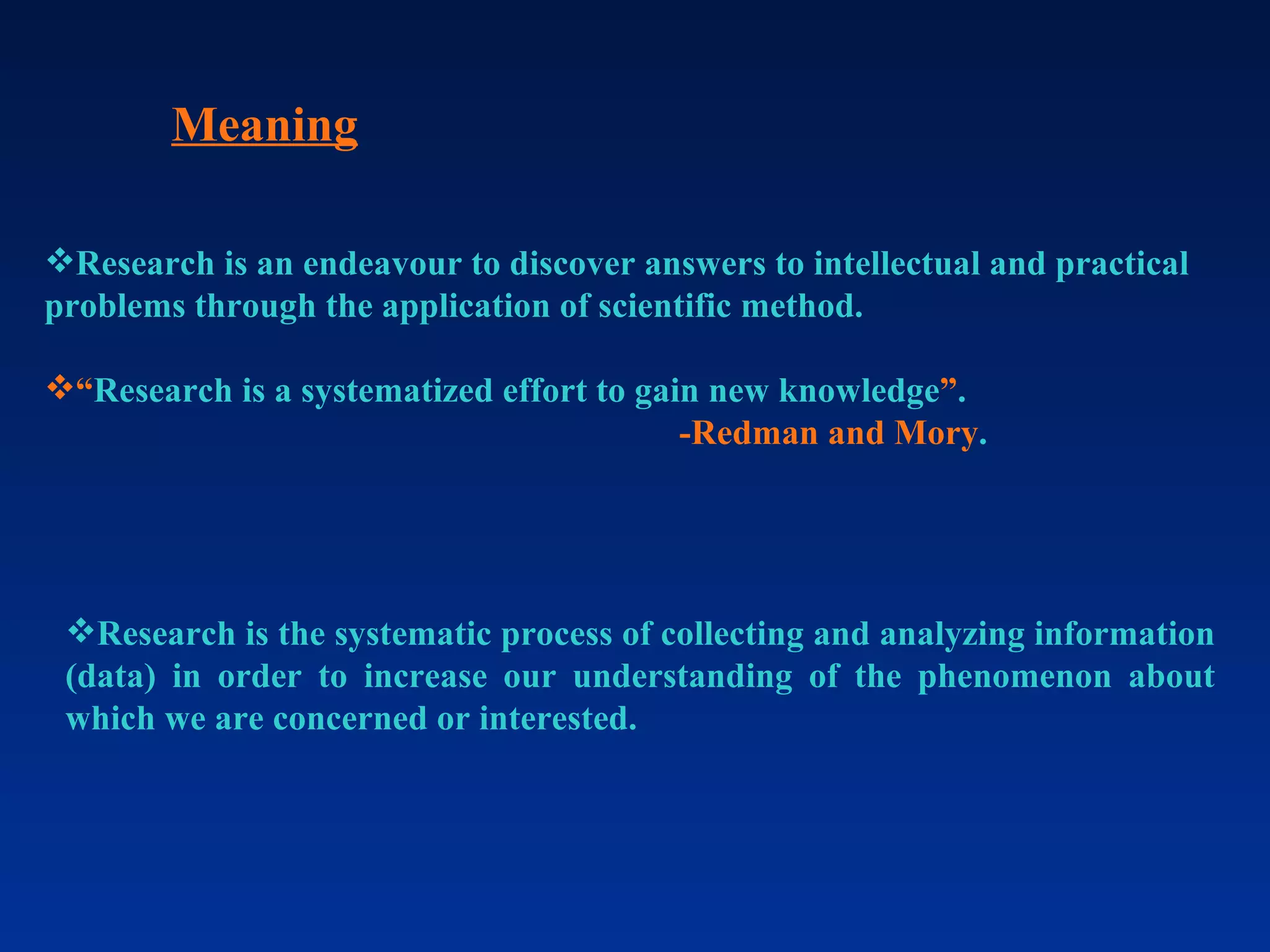 Research methodology unit-1 | PPT
