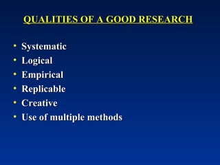 Research methodology unit-1 | PPT