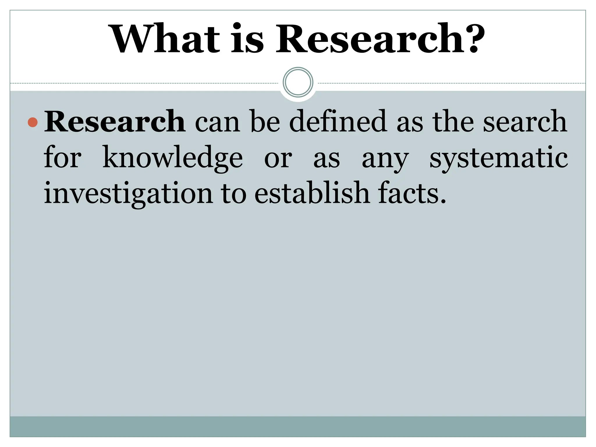 Research Methodology Course - Unit 1.ppt
