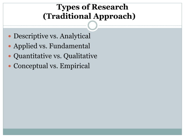 Research Methodology Course - Unit 1.ppt
