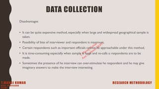 Research methodology unit ii-data collection | PDF