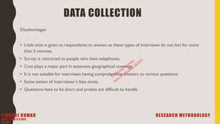 Research methodology unit ii-data collection | PDF