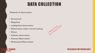 Research methodology unit ii-data collection | PDF