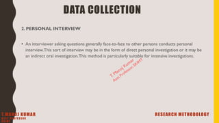 Research methodology unit ii-data collection | PDF