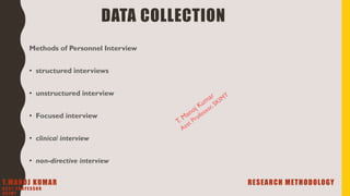 Research methodology unit ii-data collection | PDF