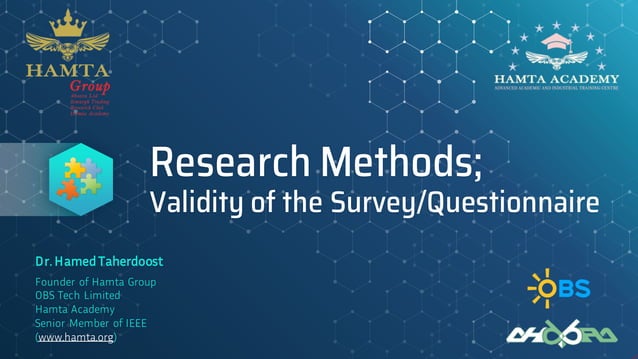 Validity and Reliability of the Research Instrument; How to Test the ...