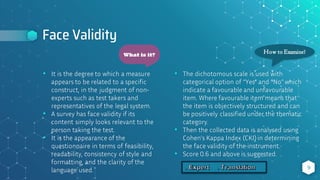 Validity and Reliability of the Research Instrument; How to Test the ...